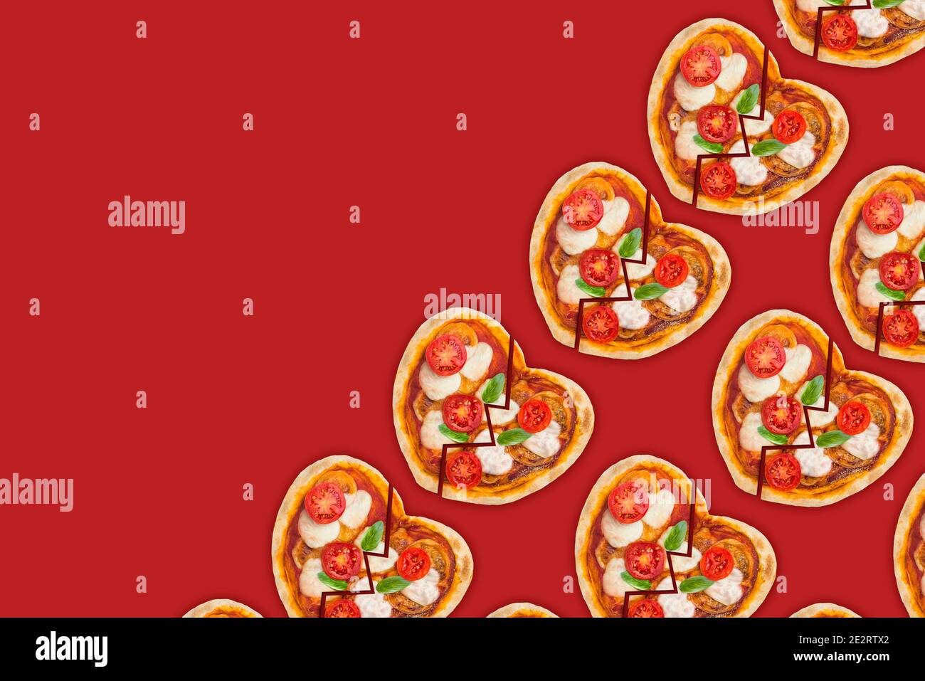 heartbroken pizza to eat alone Stock Photo - Alamy