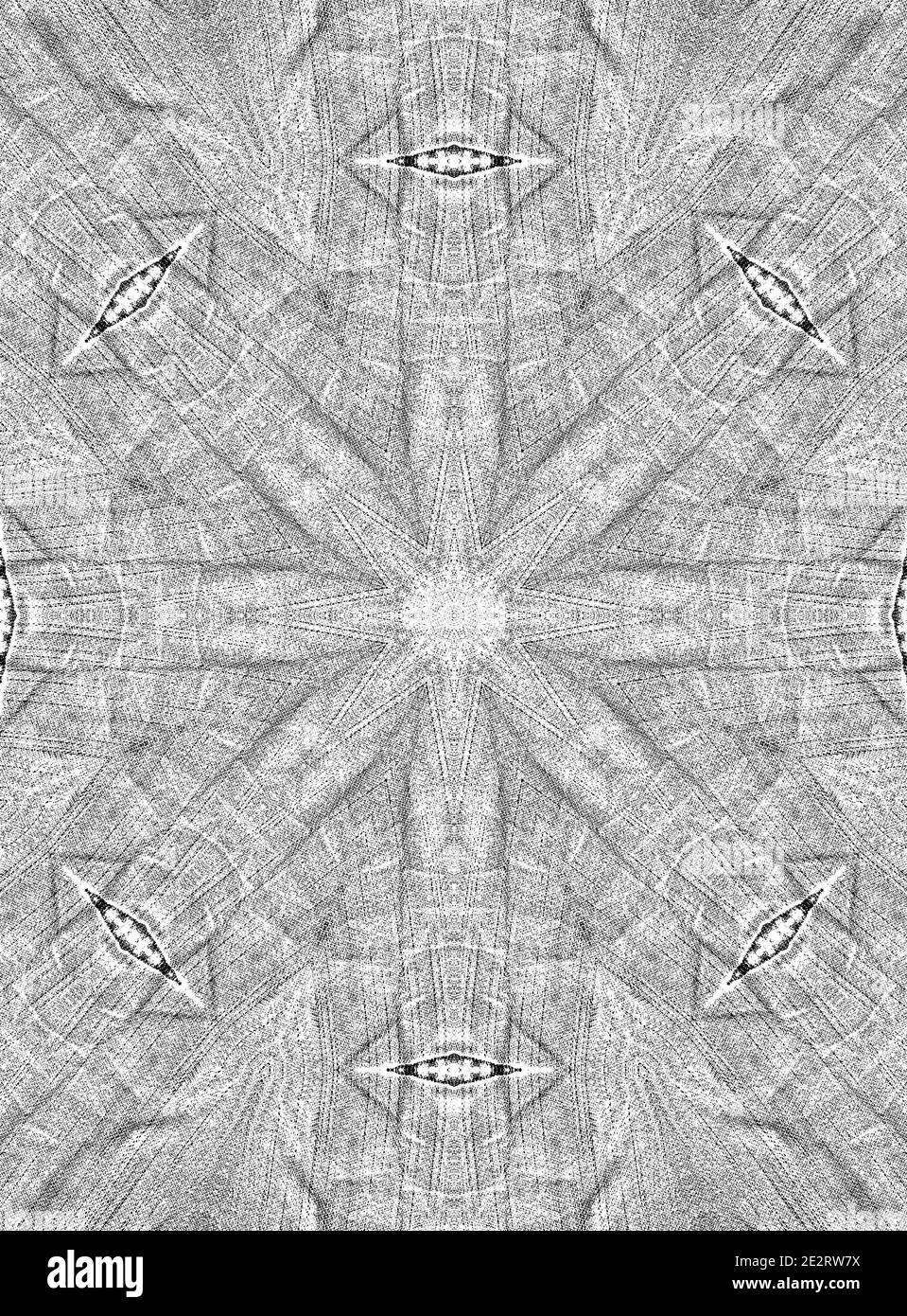 Square texture kaleidoscopic pattern Black and White Stock Photos ...