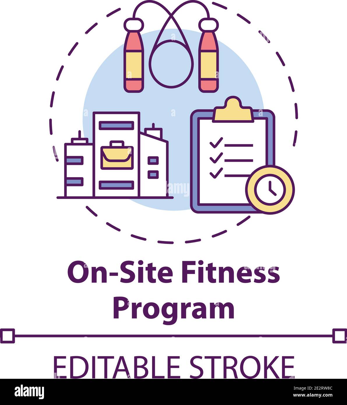 Office environment and fitness Stock Vector Images - Alamy