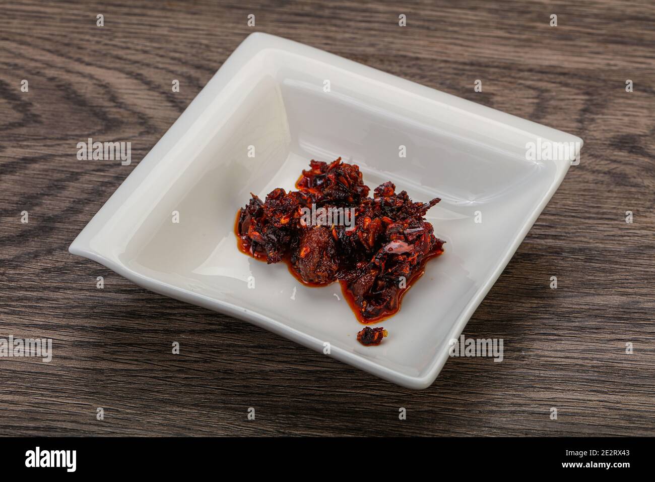Vietnamese Fried chili pepper sauce with oil Stock Photo - Alamy