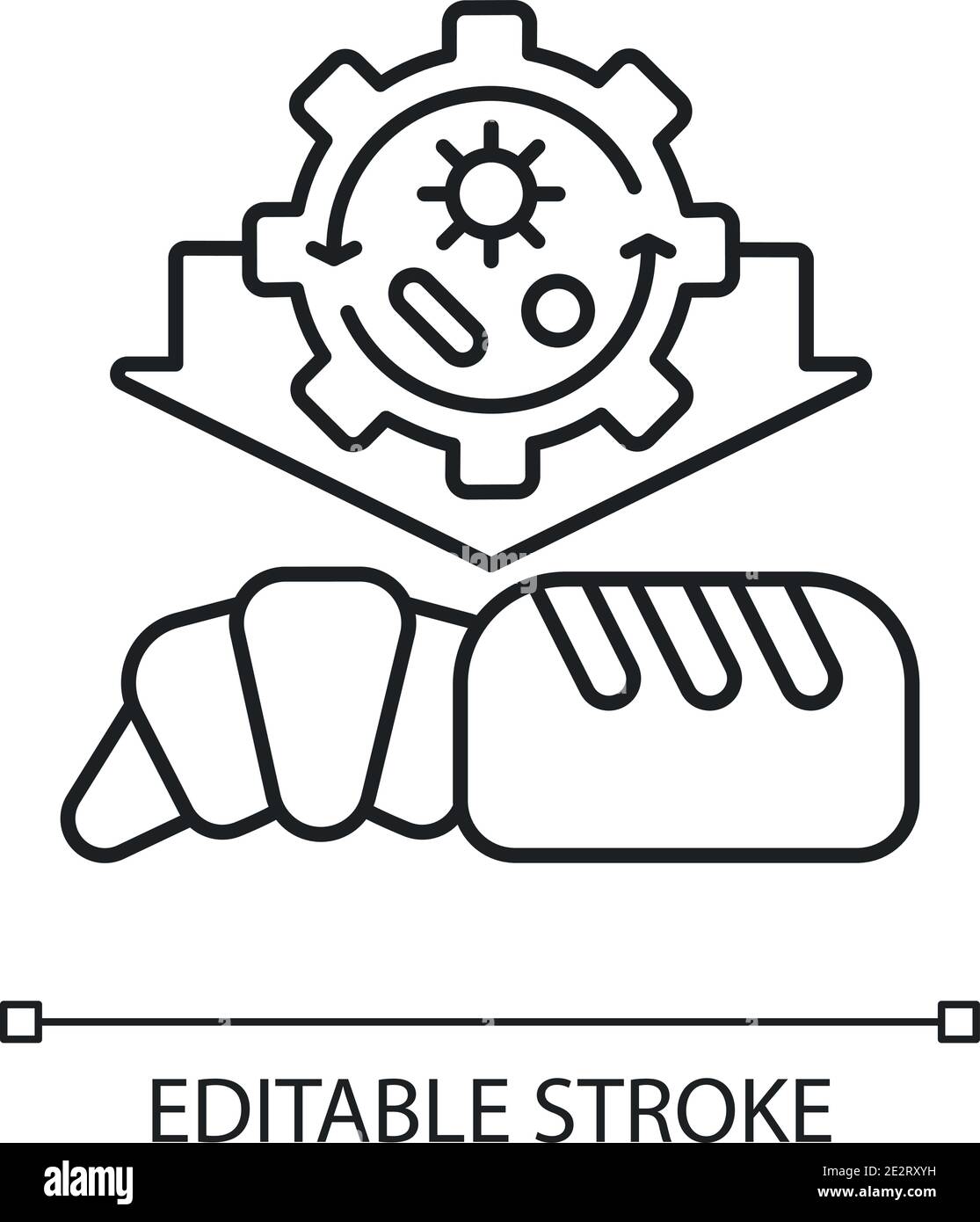 Industrial biotechnology linear icon Stock Vector Image & Art - Alamy
