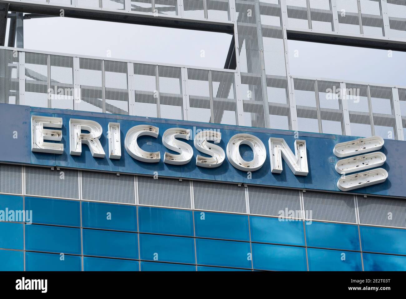 Ericsson logo hi-res stock photography and images - Alamy