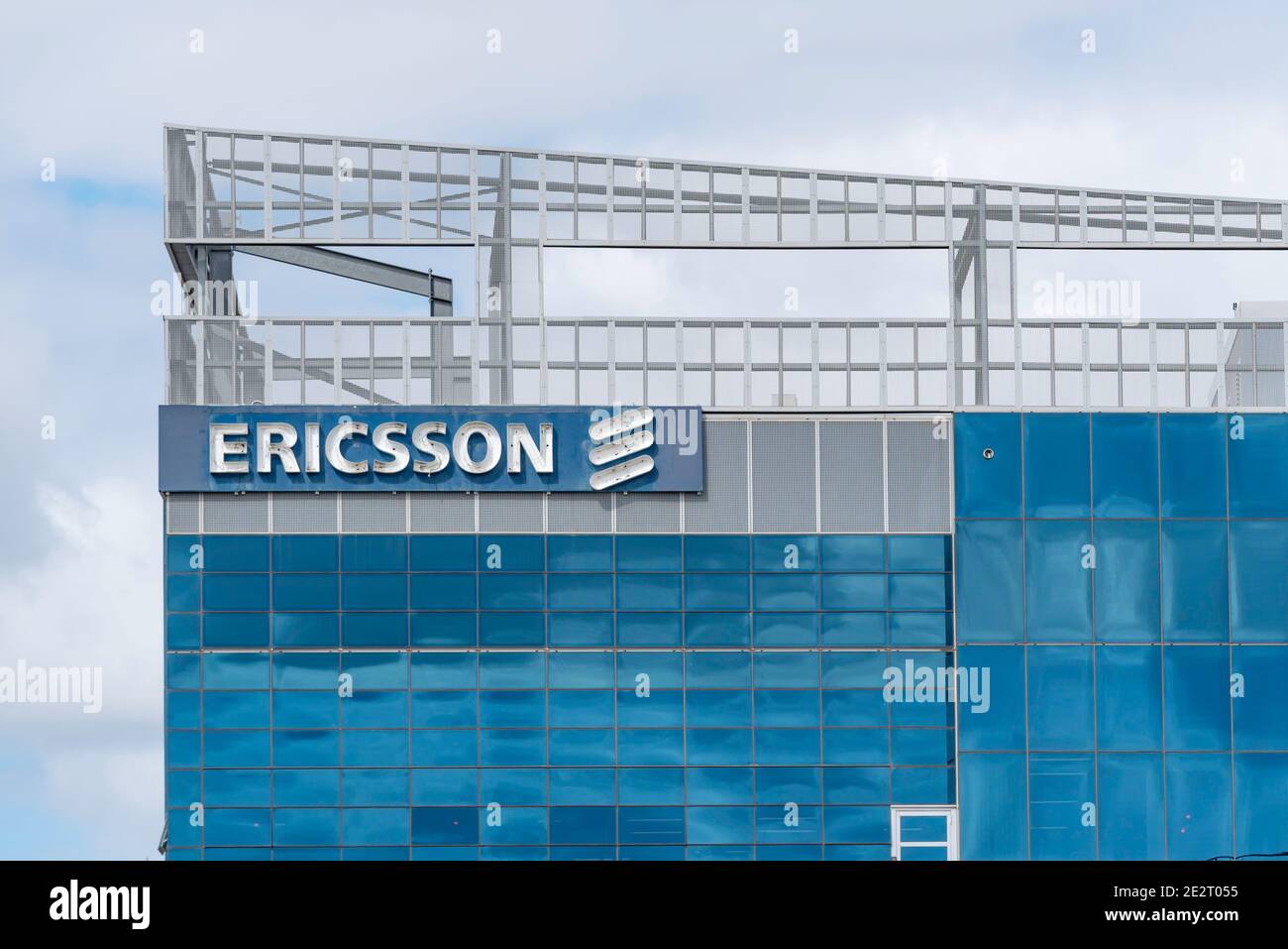 Ericsson logo hi-res stock photography and images - Alamy