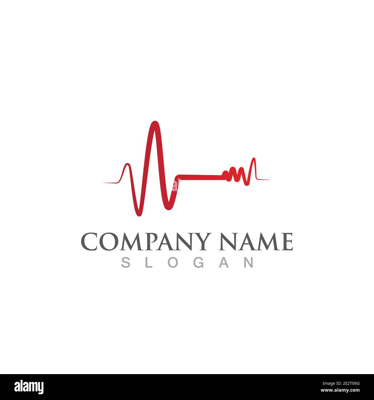 Heart beat logo and symbol vector Stock Vector Image & Art - Alamy