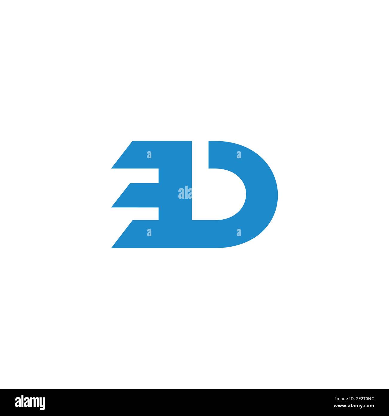 letter bd simple geometric logo vector Stock Vector Image & Art - Alamy