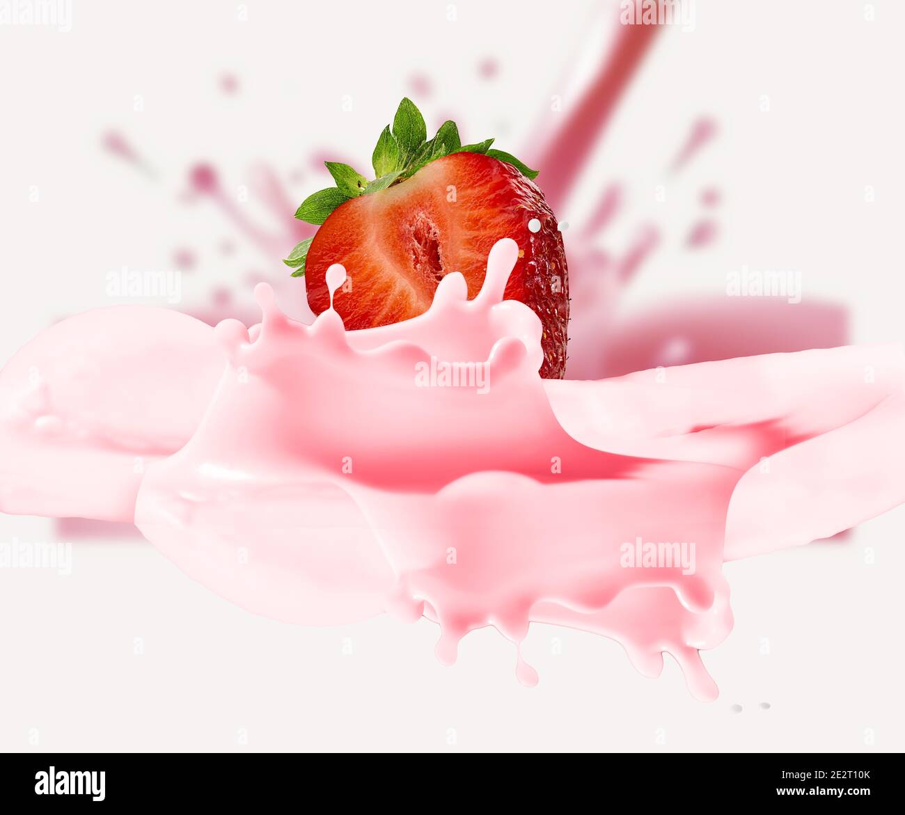 Yoghurt splash hi-res stock photography and images - Alamy