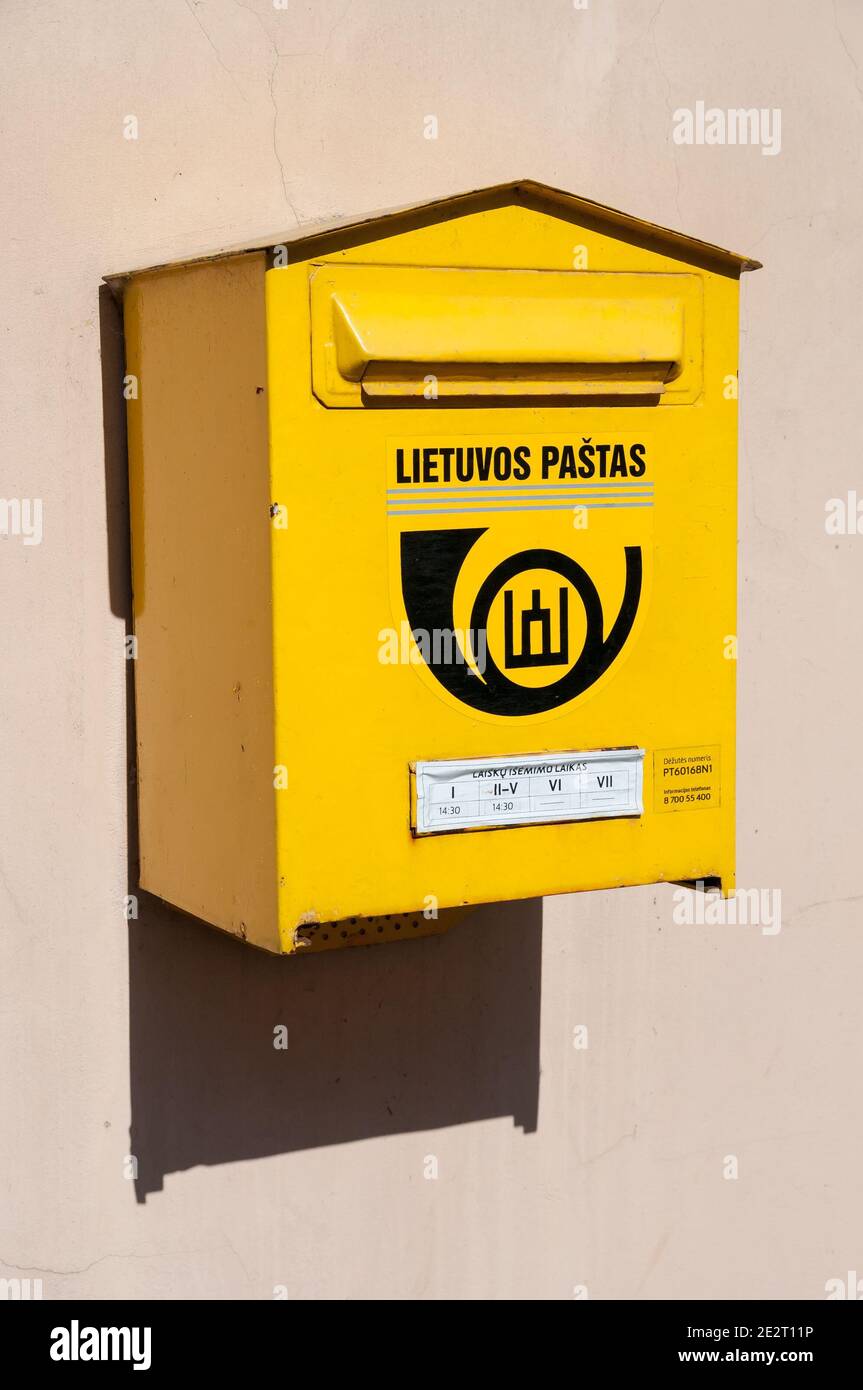 post box, Kaunas, Lithuania Stock Photo - Alamy