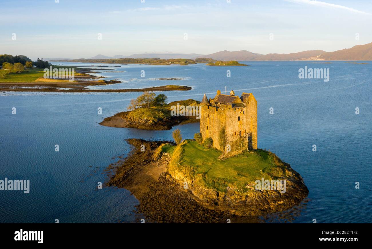 Castle Stalker, Port Appin, Scotland, UK Stock Photo - Alamy