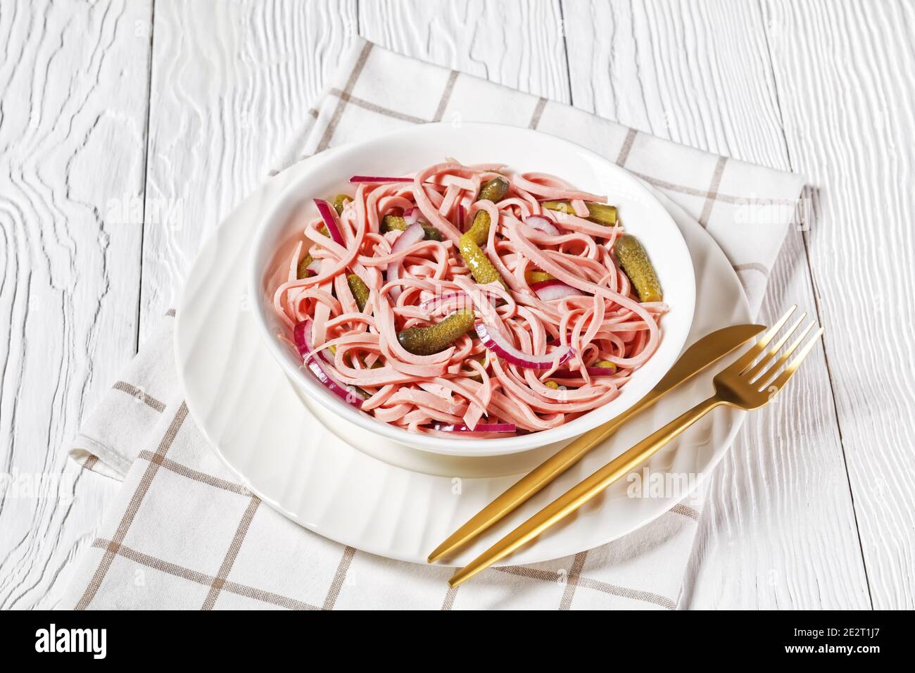 Lyoner sausage hi-res stock photography and images - Alamy