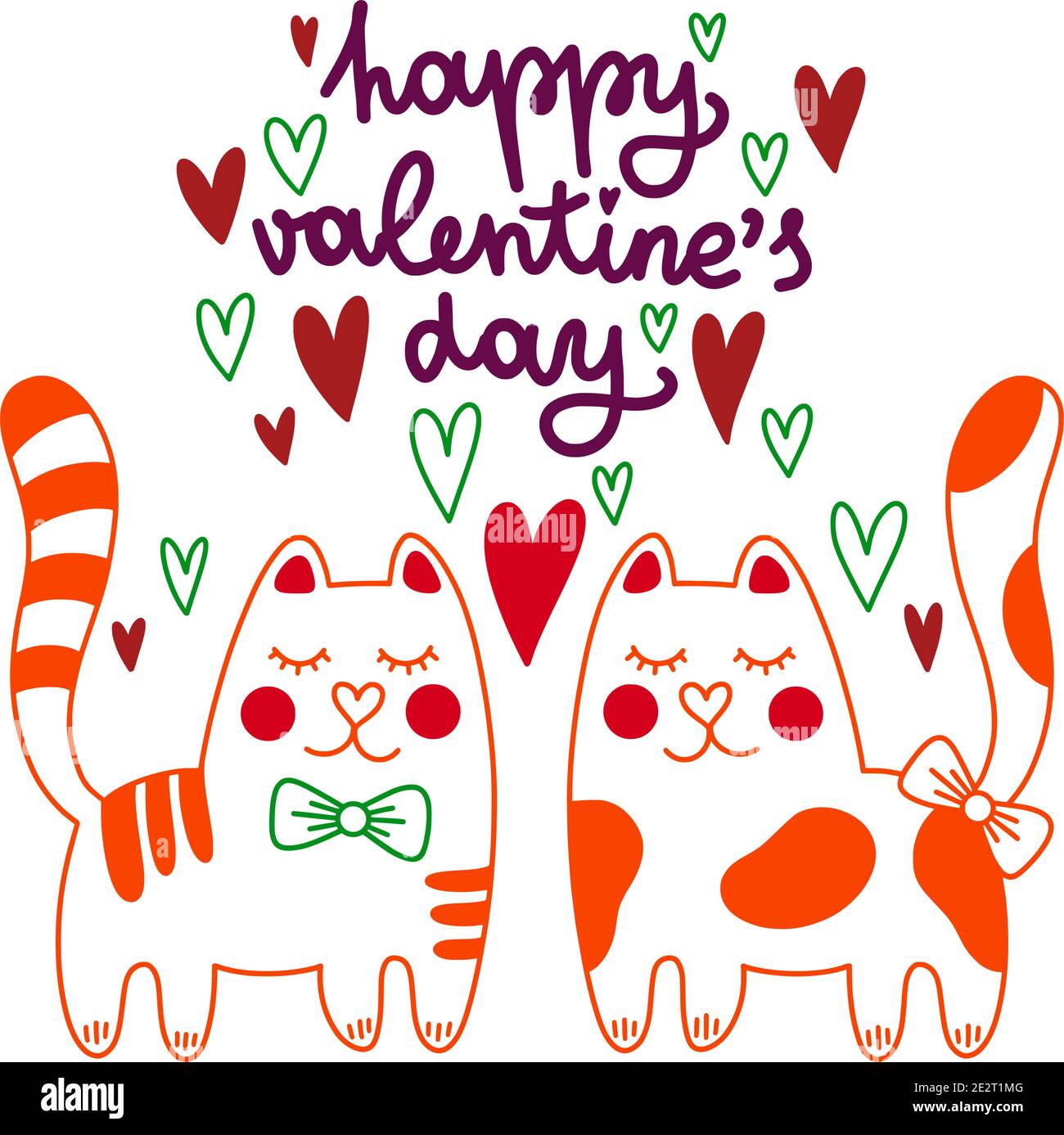 Cats lettering hi-res stock photography and images - Alamy