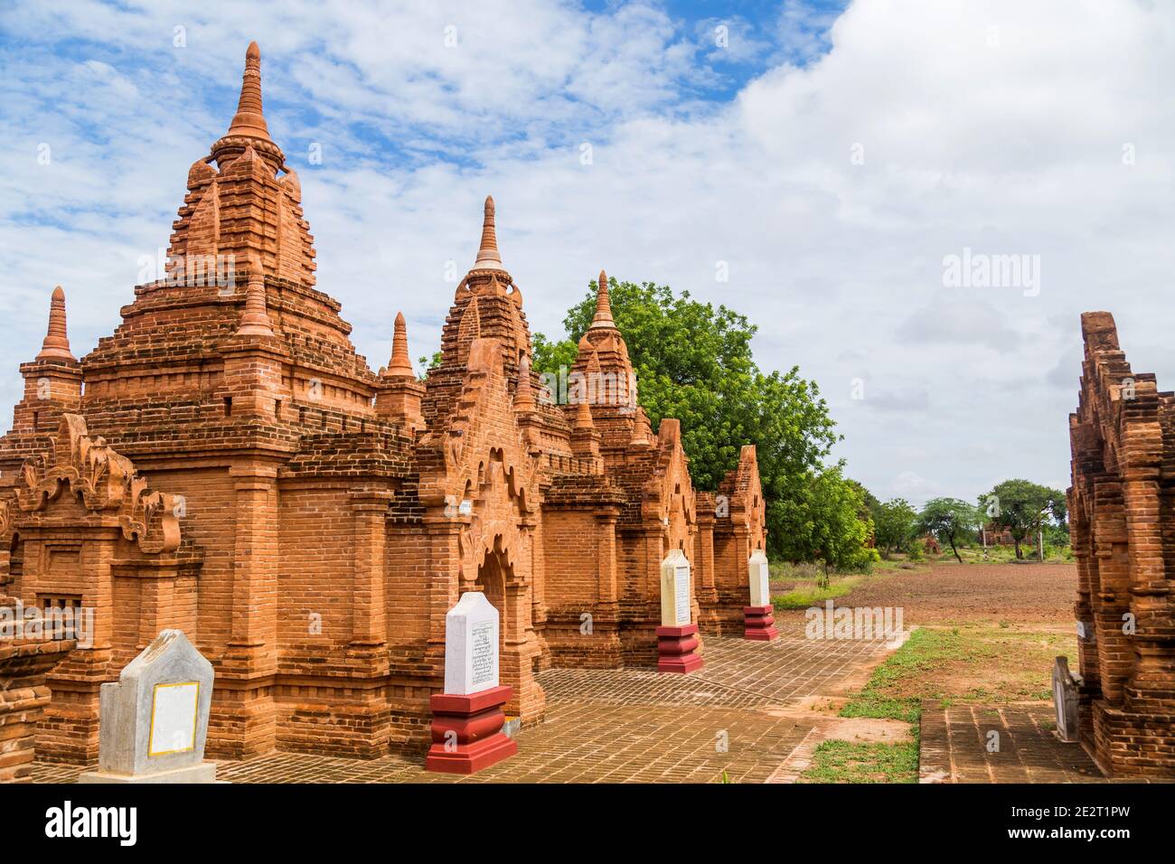 Ancient temple in Bagan, Myanmar. Bagan is an ancient city in central ...