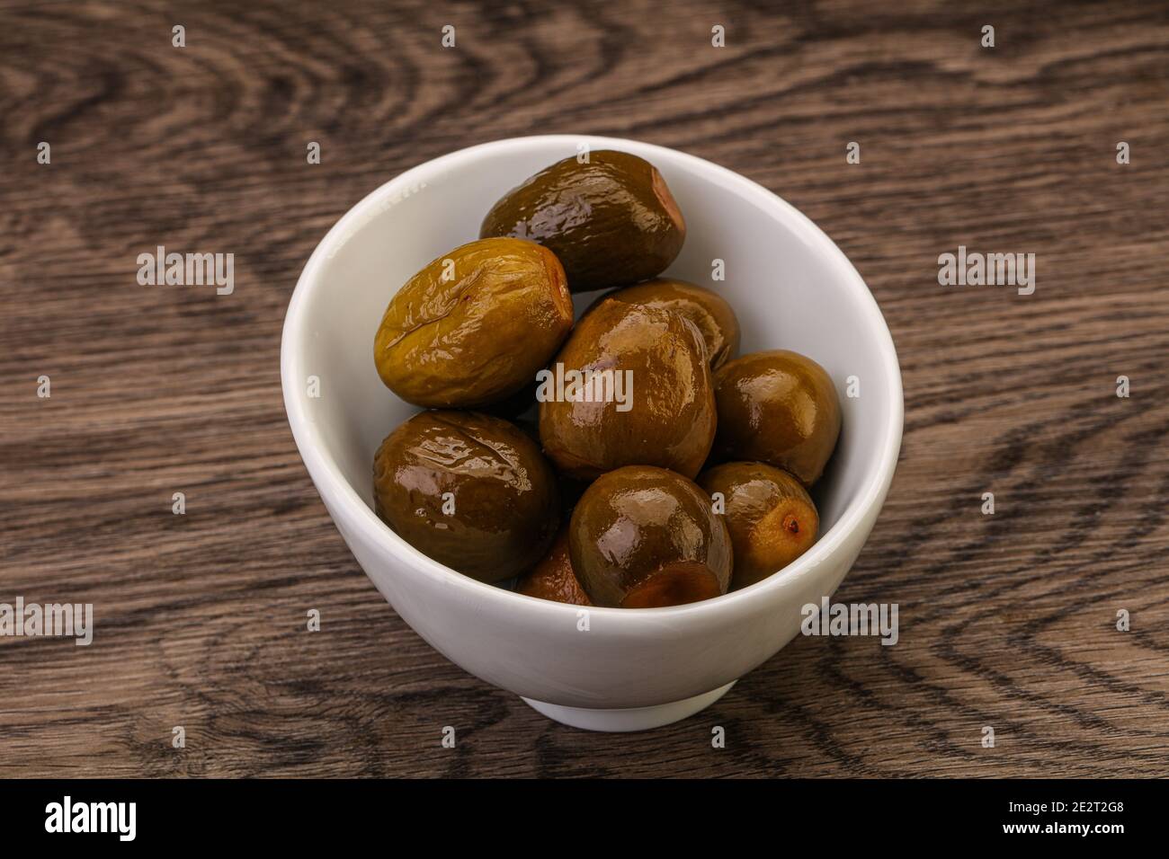 Marinated feijoa fruit in the bowl Stock Photo - Alamy