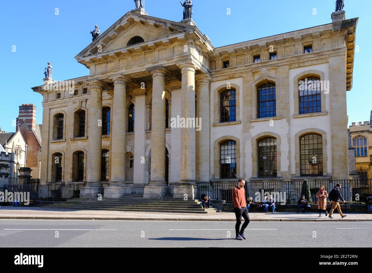 The Clarendon Building, Oxford University, UK Stock Photo - Alamy