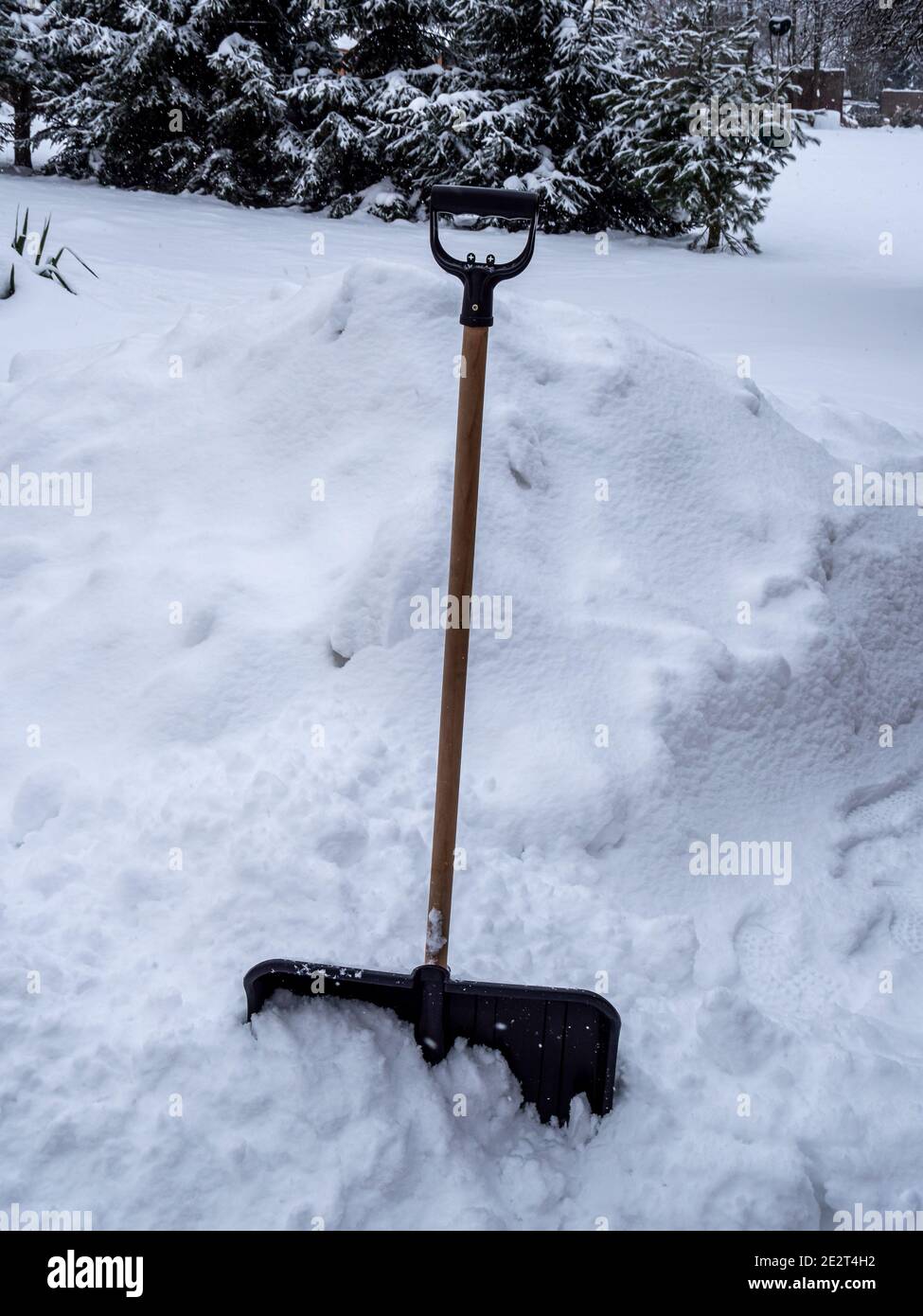 Build snow hell in winter Stock Photo - Alamy