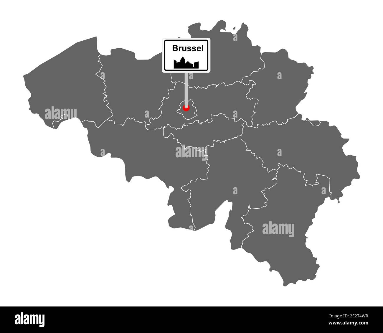City map brussels belgium hi-res stock photography and images - Alamy