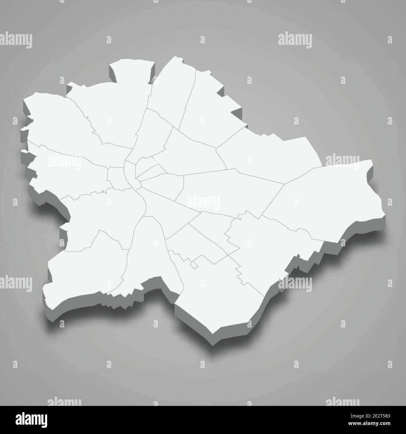 Budapest area map hi-res stock photography and images - Alamy