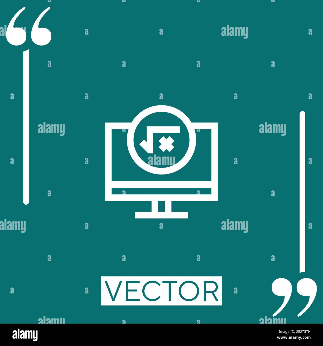 Maths vector icon linear Stock Vector Images - Alamy