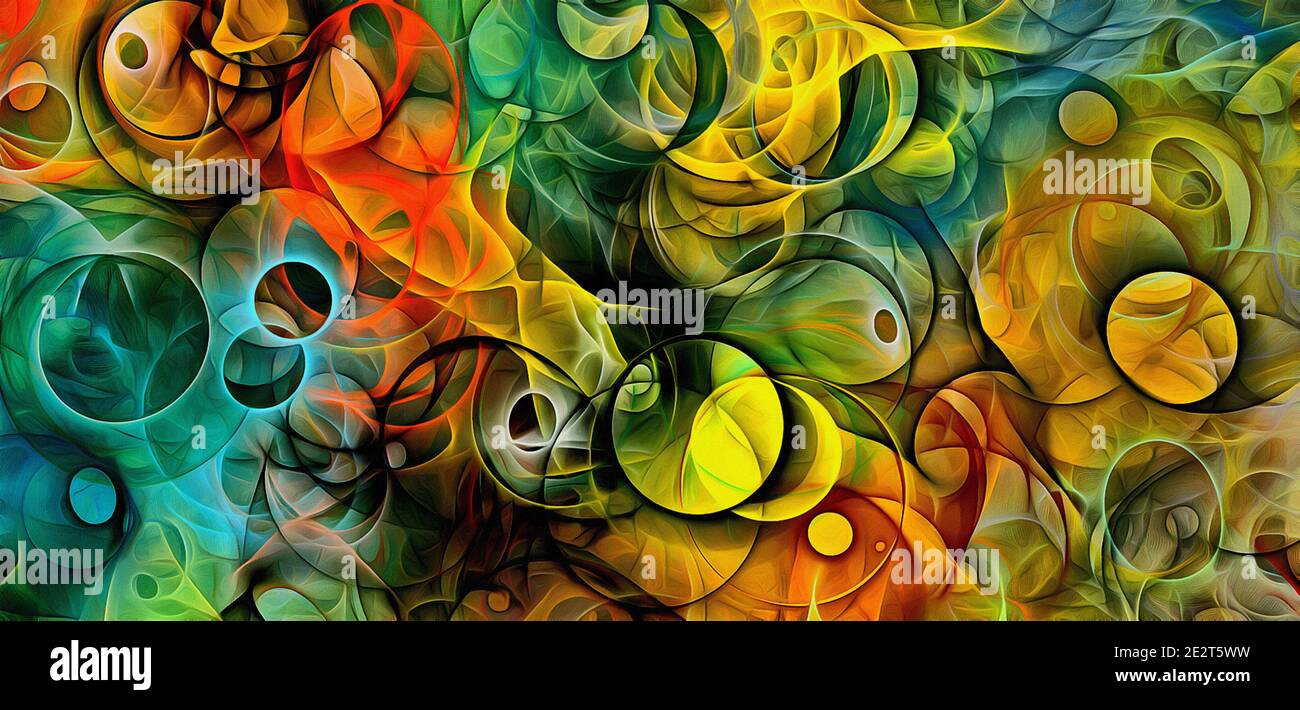 abstract psychedelic background watercolor stylization from colored ...