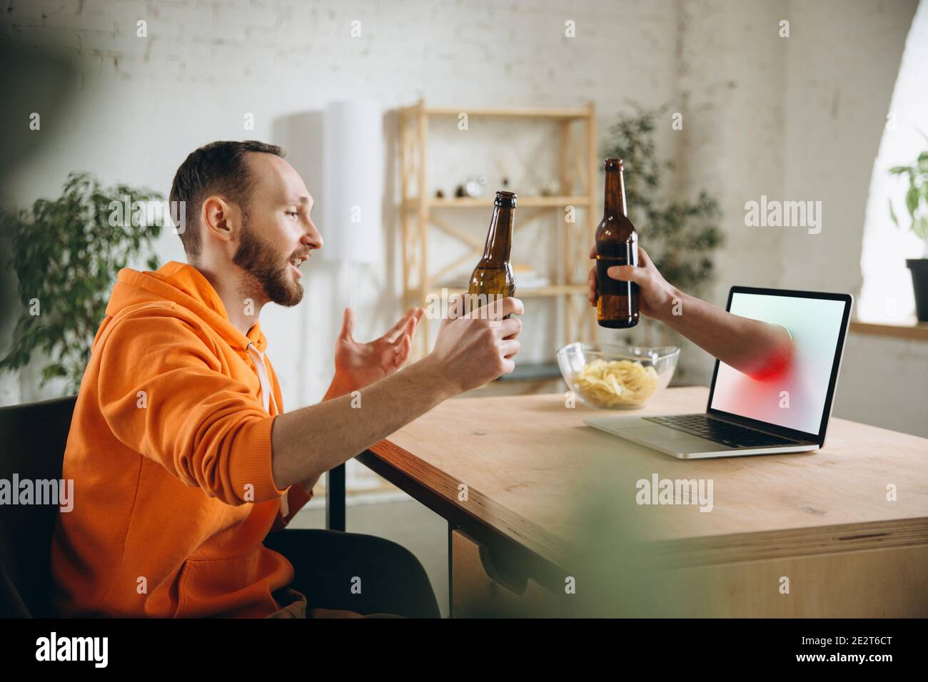 Alcohol drinking man corona hi-res stock photography and images - Alamy