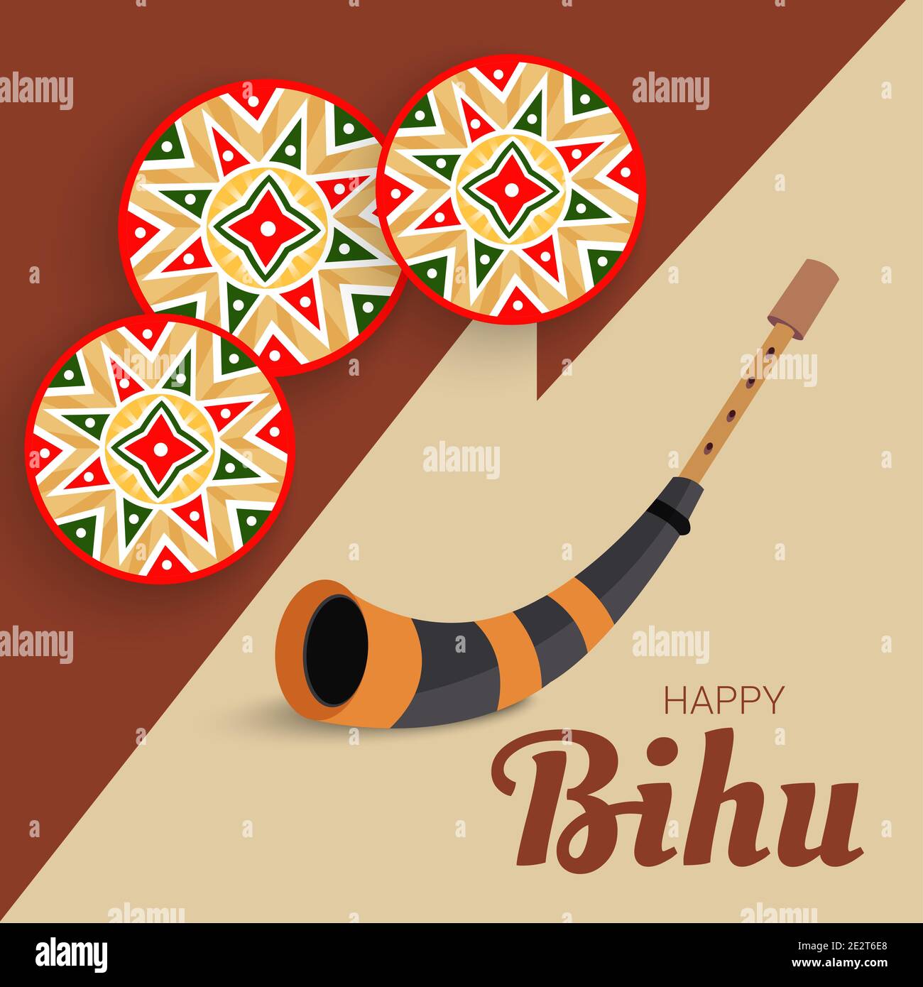 Vector illustration of a Background for Indian Traditional Harvest ...