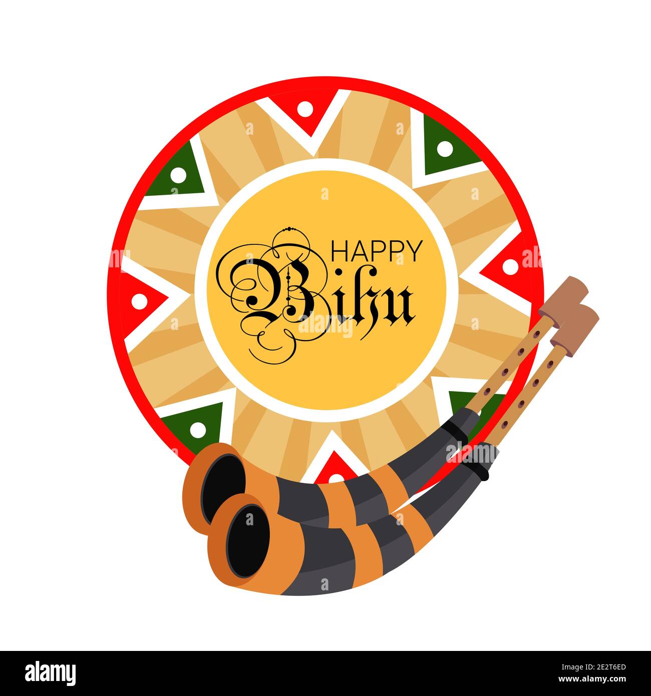 Vector illustration of a Background for Indian Traditional Harvest ...