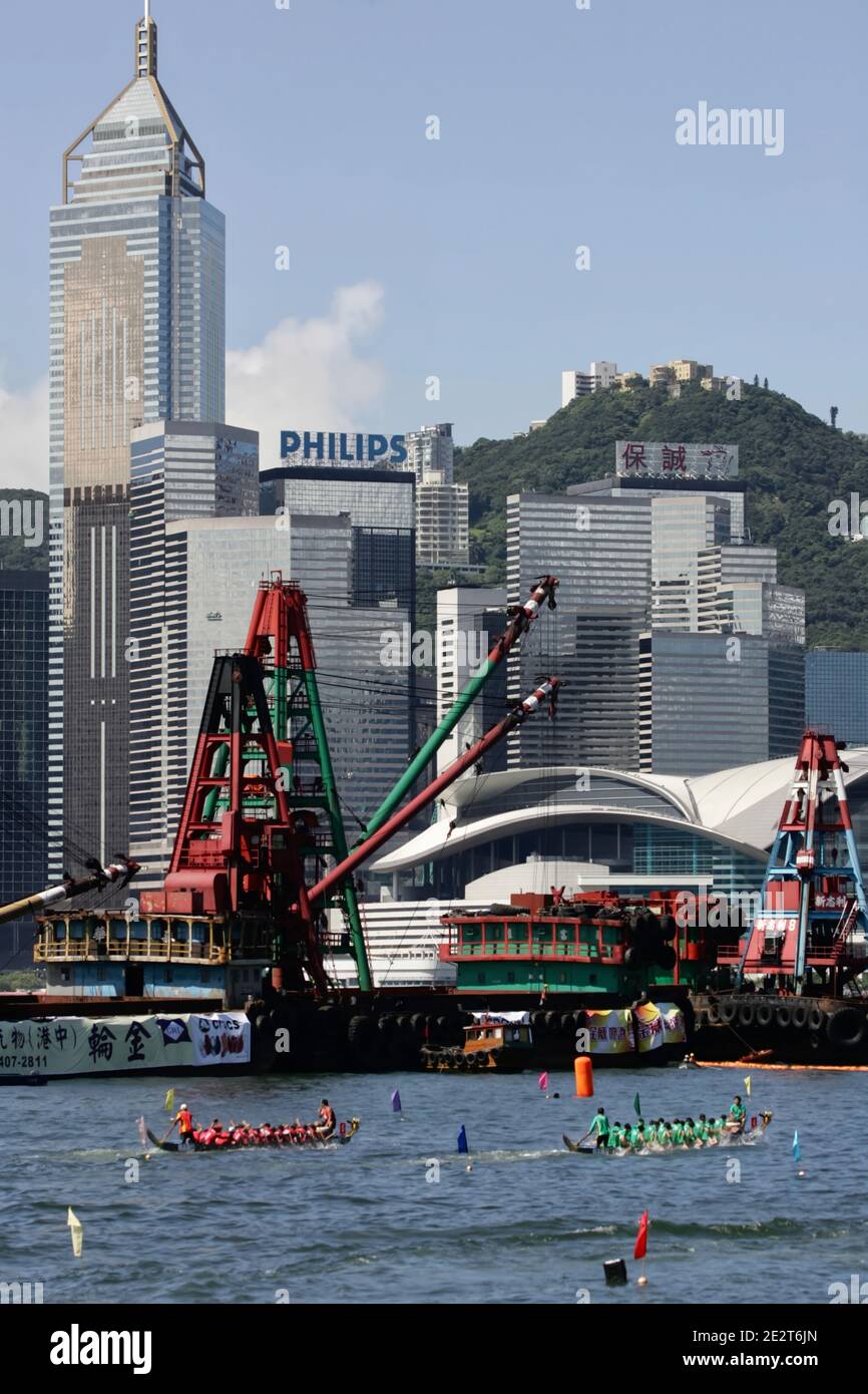 Hong Kong cityscape and skyline Stock Photo - Alamy