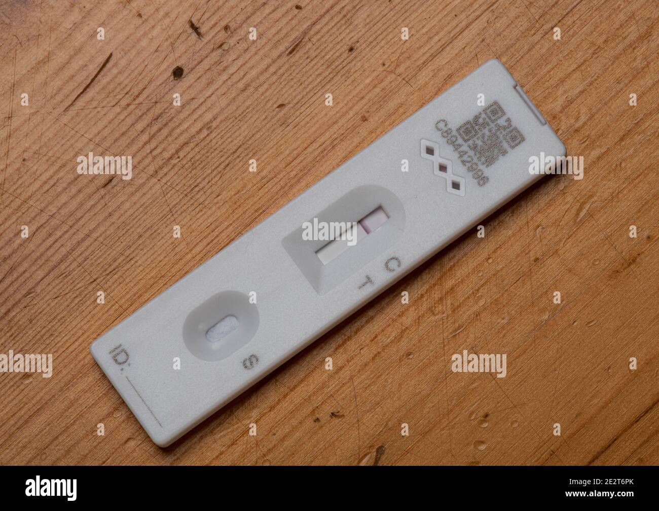 Covid test - negative result Stock Photo - Alamy