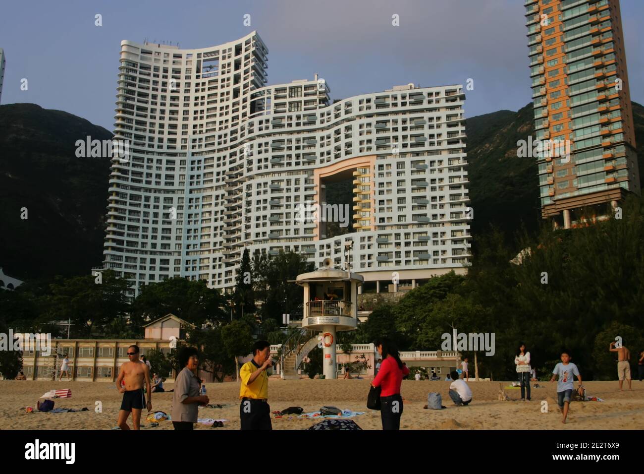 Hong Kong - The house with with a hole in Repulse Bay Stock Photo - Alamy