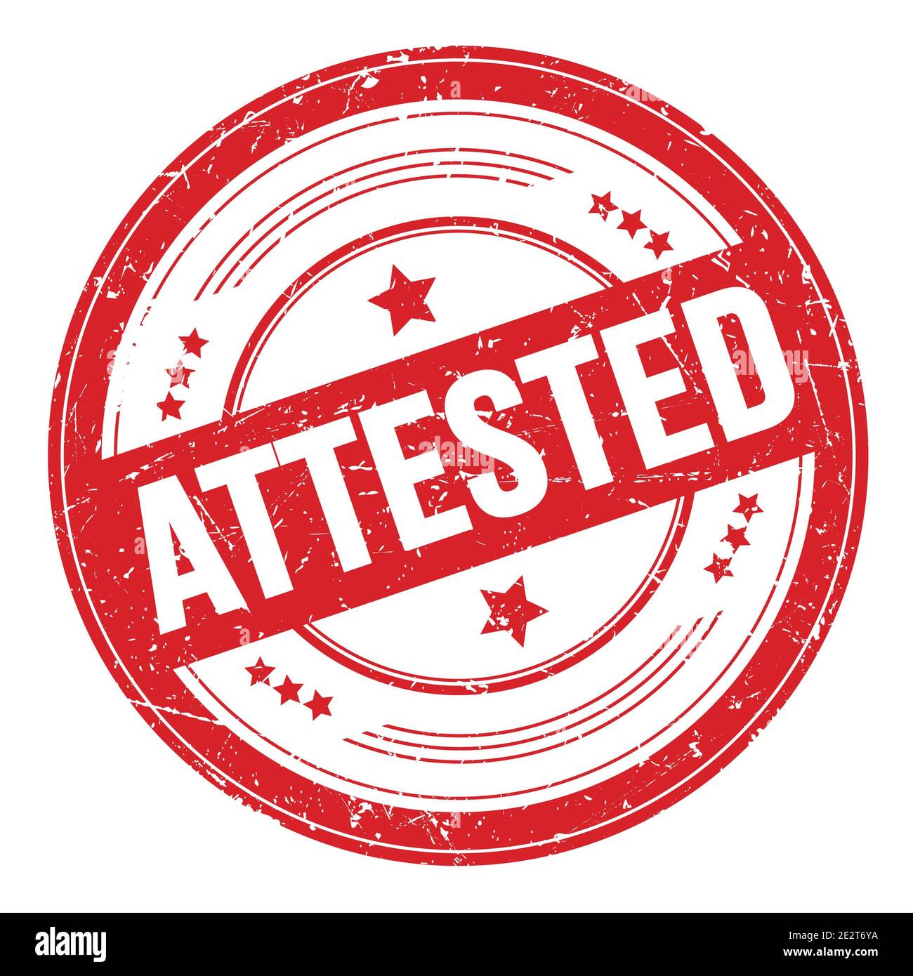Attested stamp hi-res stock photography and images - Alamy
