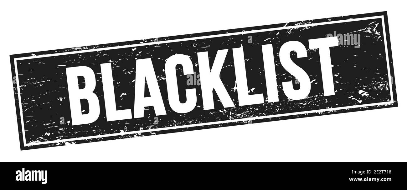The blacklist Black and White Stock Photos & Images - Alamy