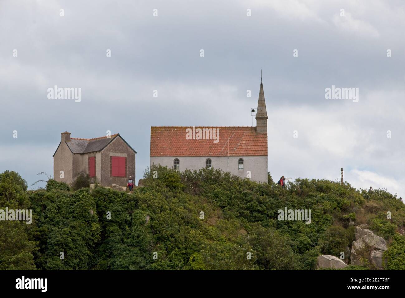 Beautiful red blue church top hi-res stock photography and images - Alamy