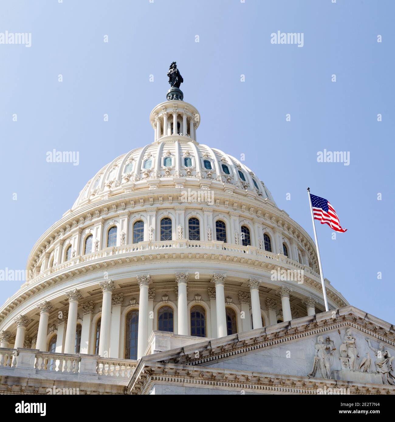 Dome of the United States Capitol in Washington DC, USA Stock Photo - Alamy