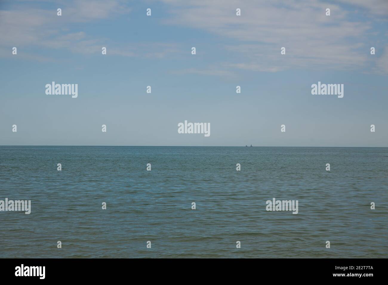 beautiful Caspian sea cloudy weather at sea Stock Photo - Alamy