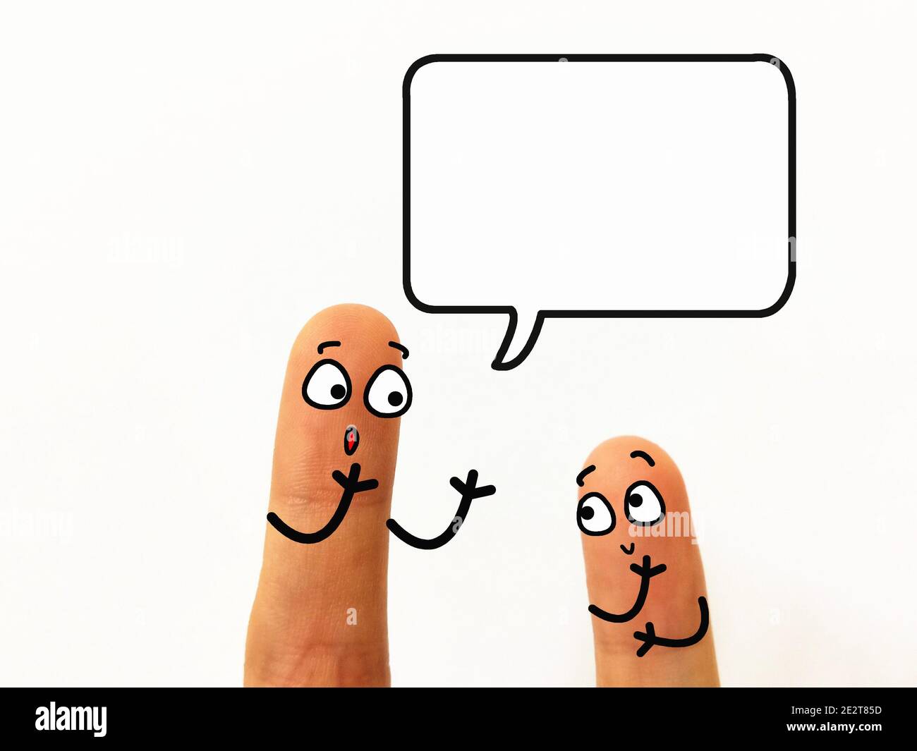 Person asking another person questions hi-res stock photography and ...