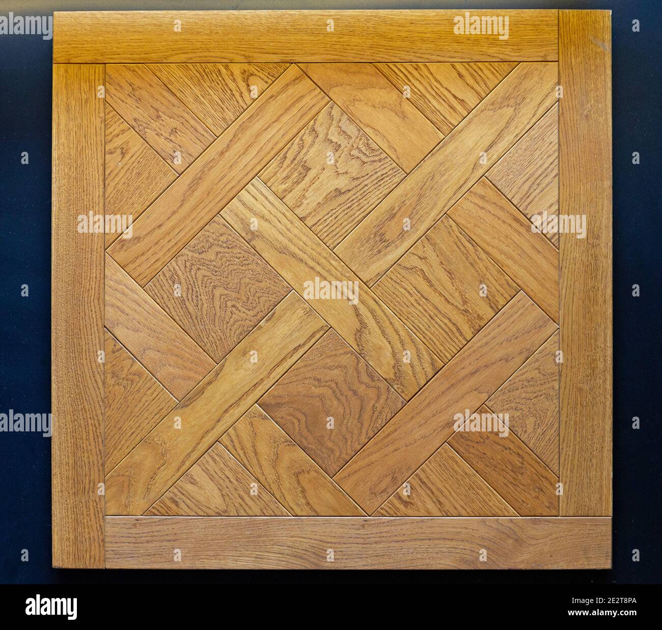 Real Wood Parquet Floor Tiles Mosaic Square Stock Photo - Alamy