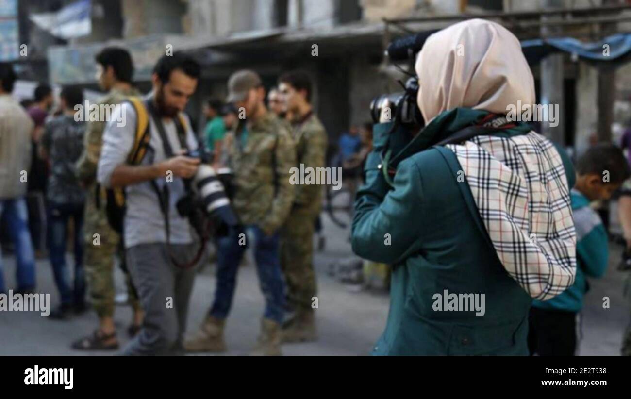 FOR SAMA (2019), directed by EDWARD WATTS and WAAD AL-KATEAB. Credit ...
