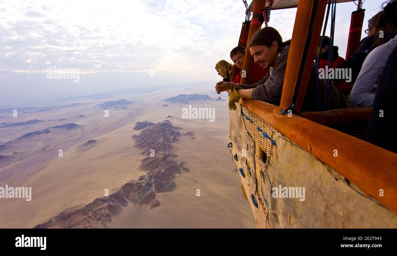 Vista aérea de Sossus Vlei Sesriem Desierto Namib Namibia Africa Stock ...