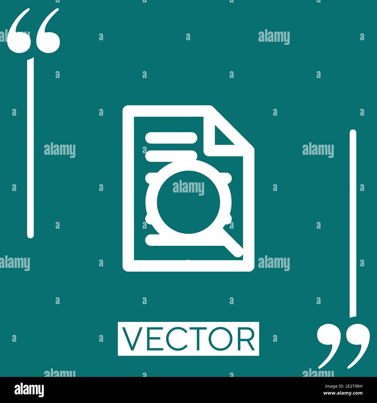 research work vector icon Linear icon. Editable stroke line Stock ...
