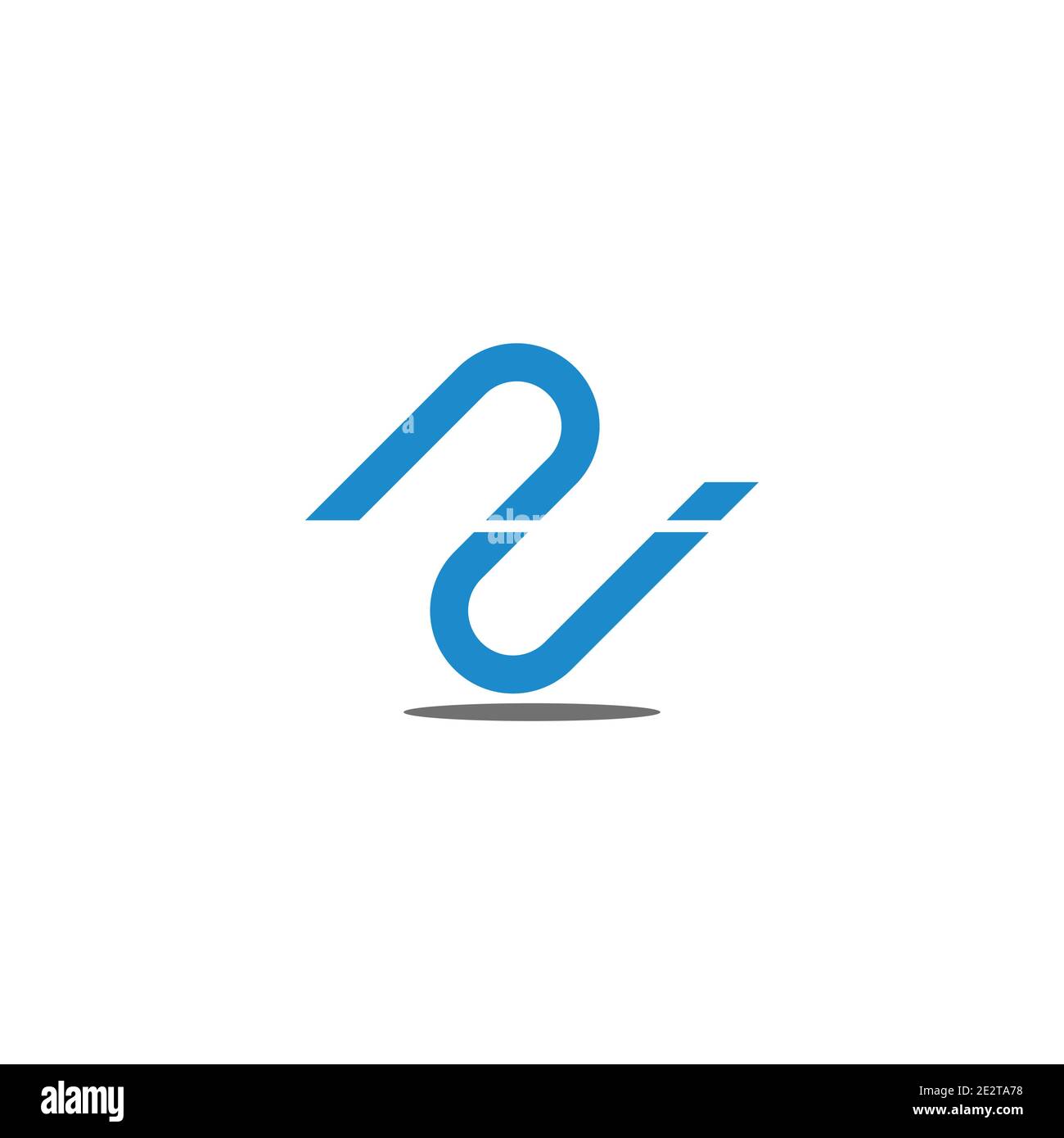 abstract letter 2j simple geometric line logo vector Stock Vector Image & Art - Alamy