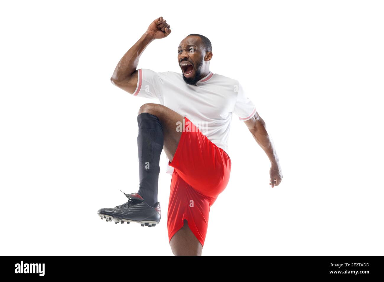 Crazy happy, run. Funny emotions of professional football, soccer ...