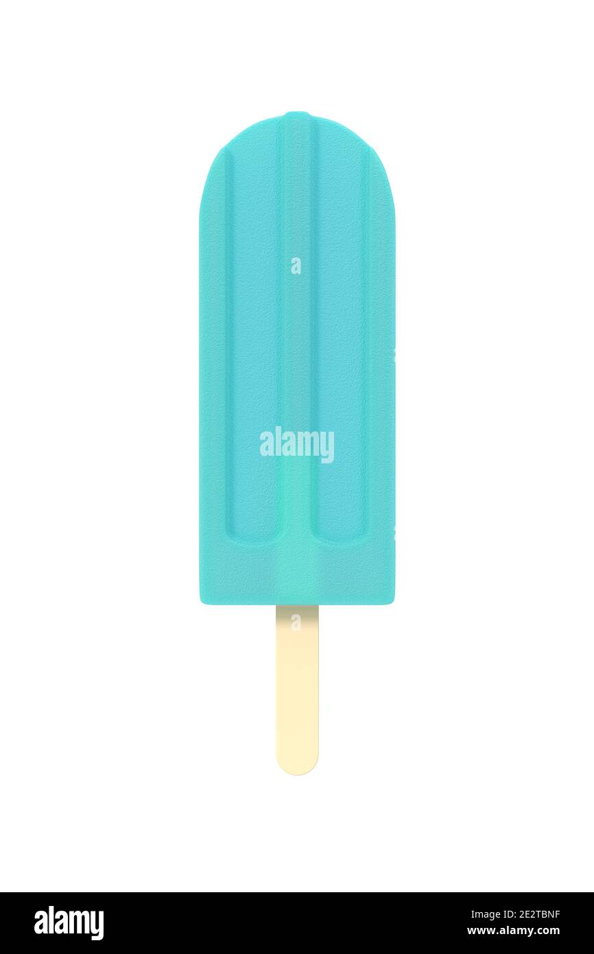 Blueberry popsicle icecream on a stick Stock Photo - Alamy