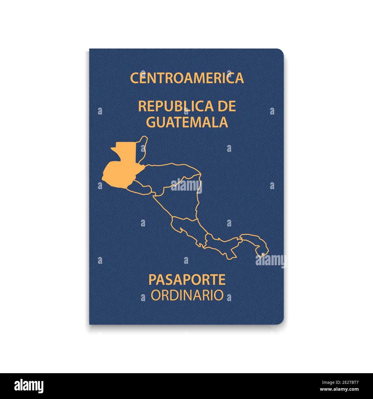 Passport of Guatemala. Citizen ID template. Vector illustration Stock ...