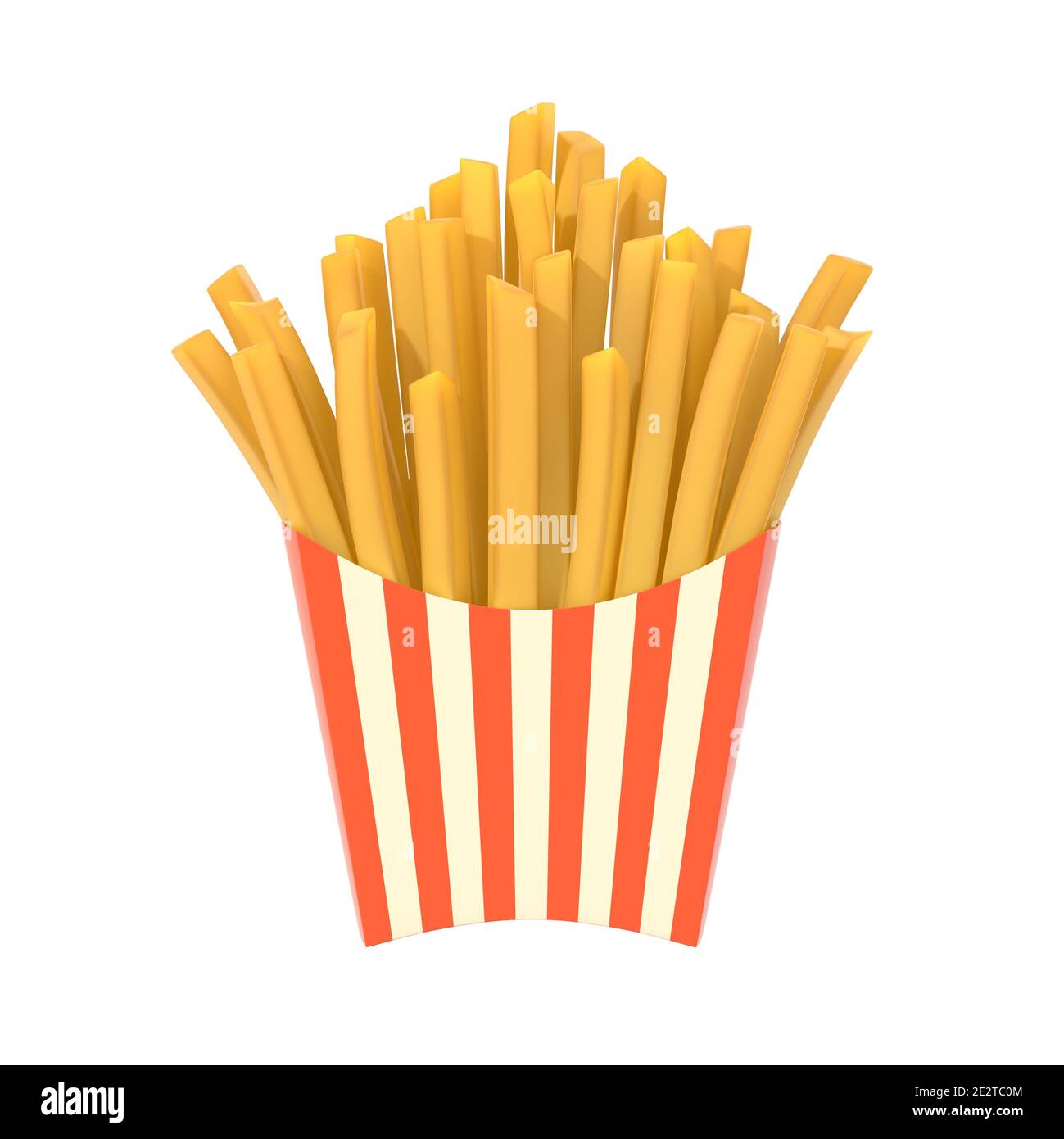 Realistic french fries cartoon Cut Out Stock Images & Pictures - Alamy