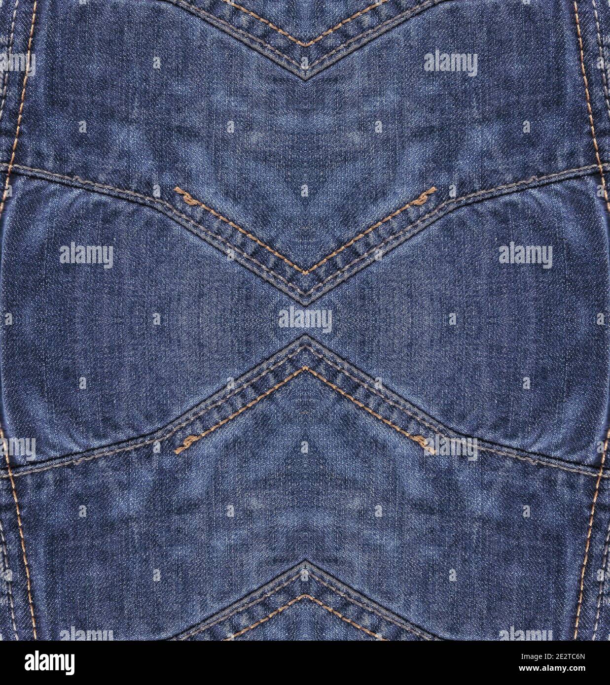 Jeans design.Grunge jeans pattern with seams Stock Photo - Alamy