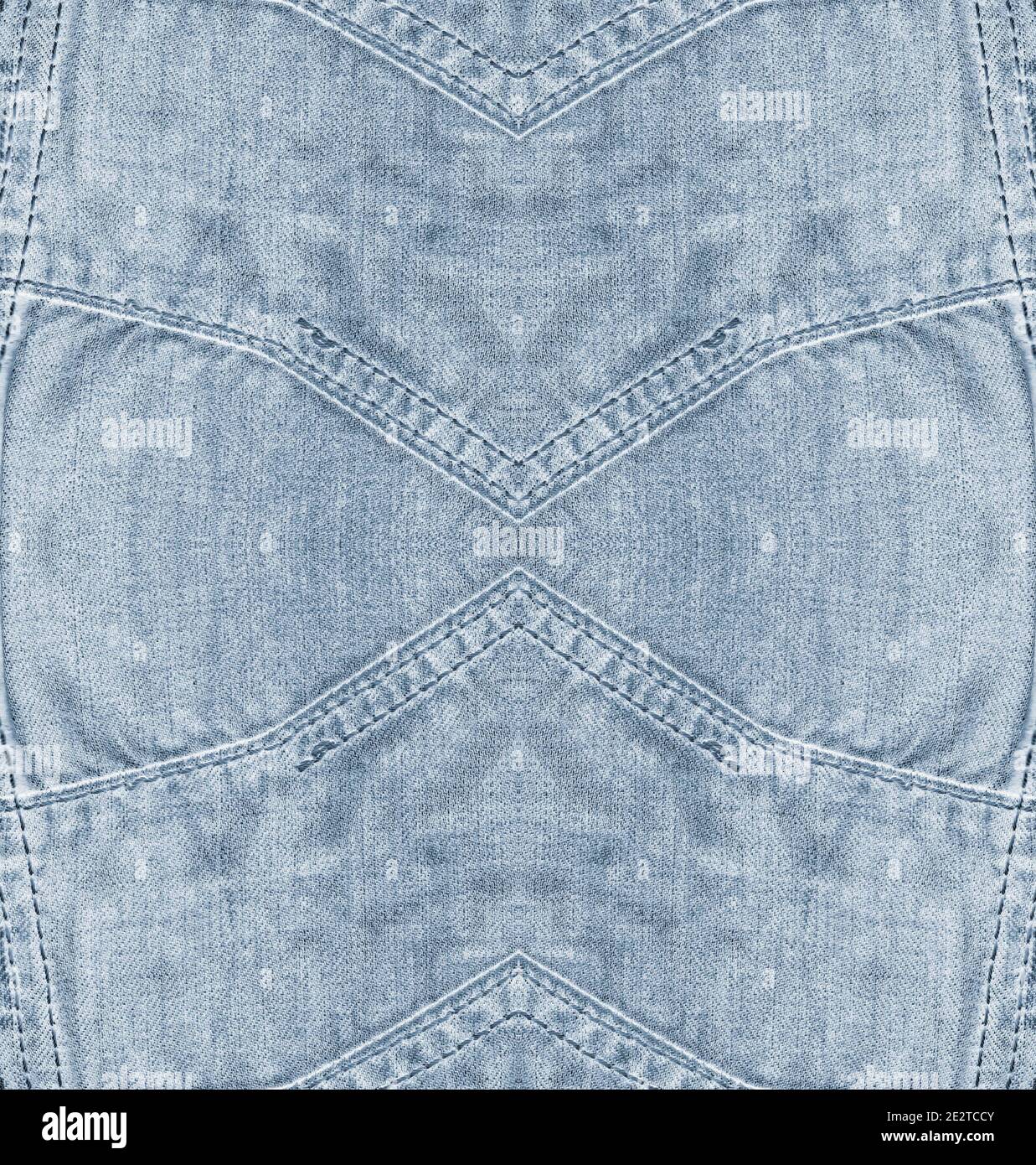 Jeans design.Grunge jeans pattern with seams Stock Photo - Alamy