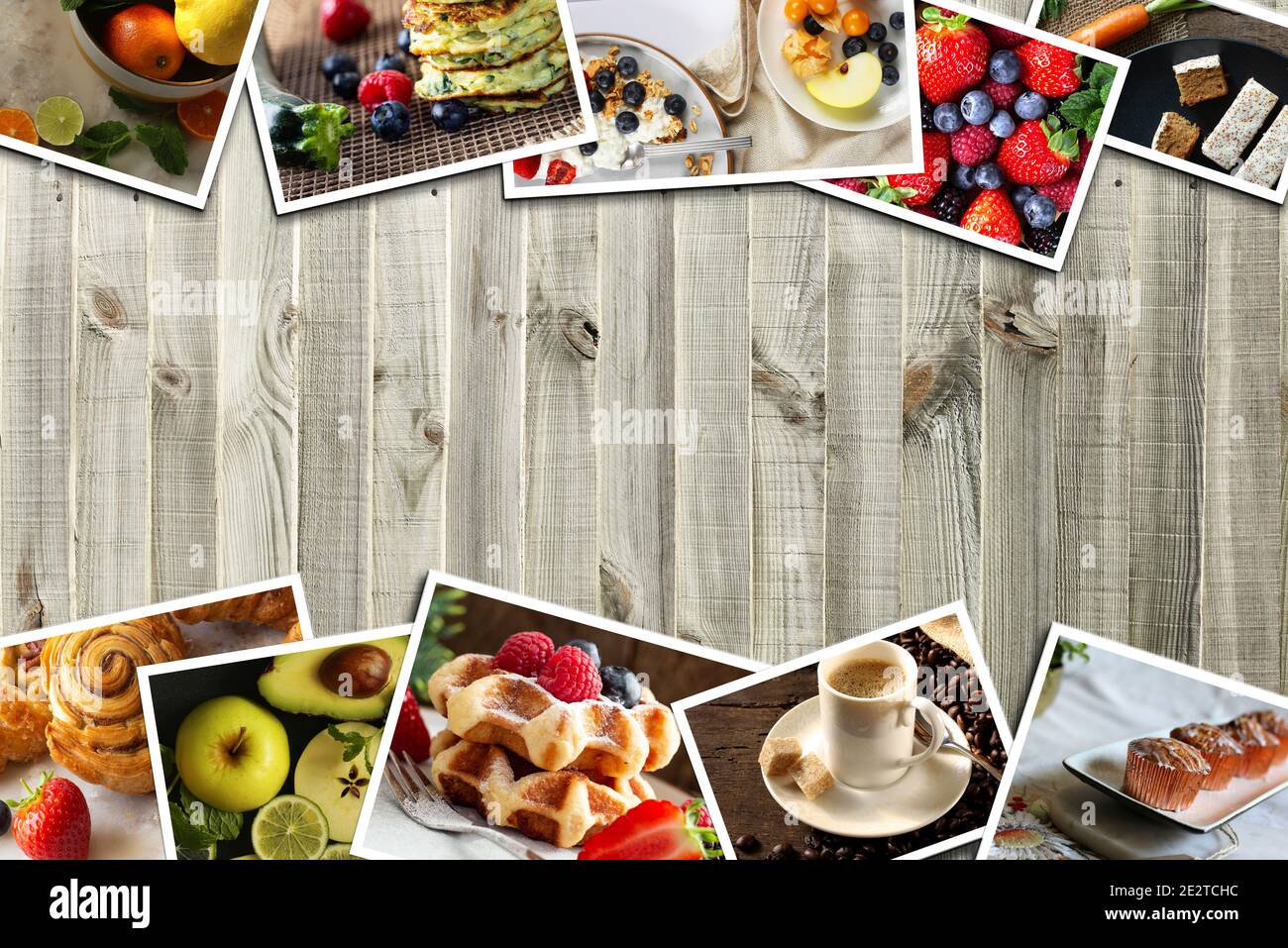 Food Collage Background