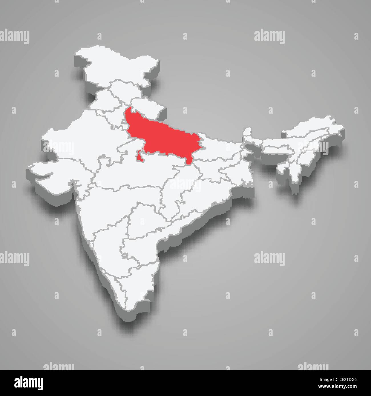 Uttar pradesh state Stock Vector Images - Alamy