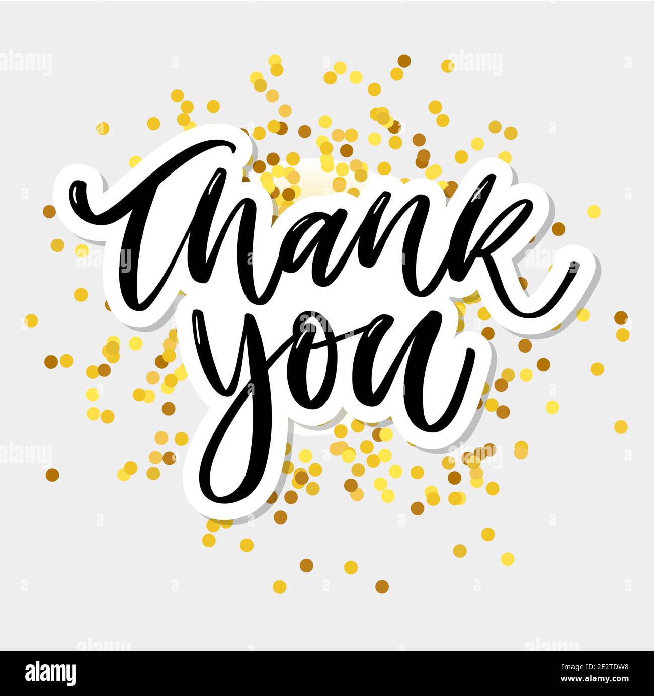 thank you Slogan print for textile t-shirt vector Stock Vector Image ...