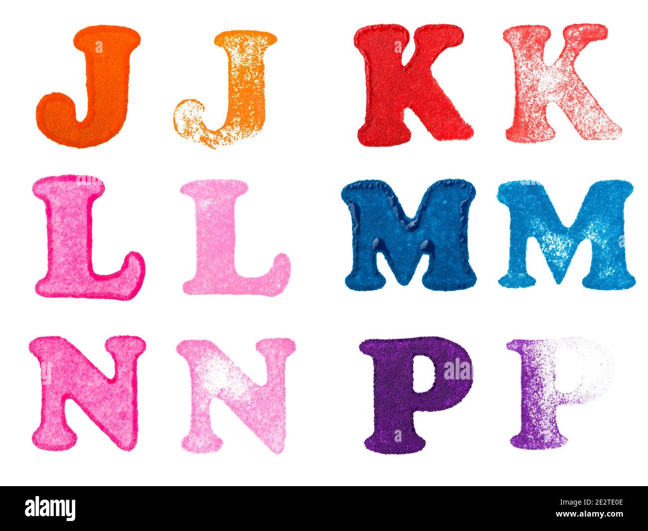 Rubber stamp letters Stock Photo - Alamy