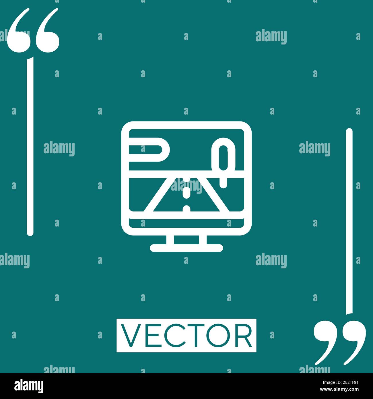 Driving simulator training Stock Vector Images - Alamy